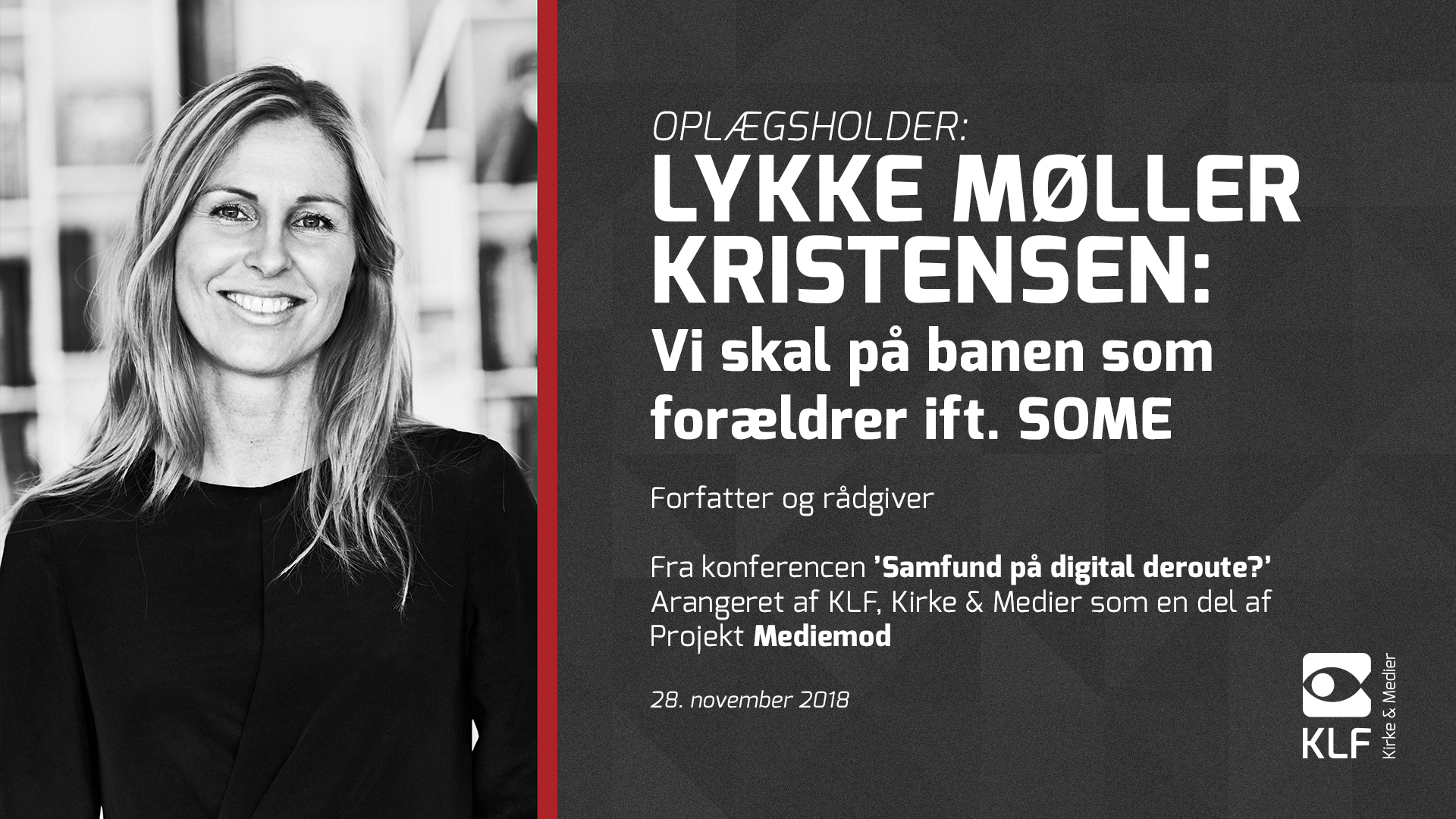 Lykke Møller Kristensen: Vi skal på banen som forældre - KLF, Kirke & Medier
